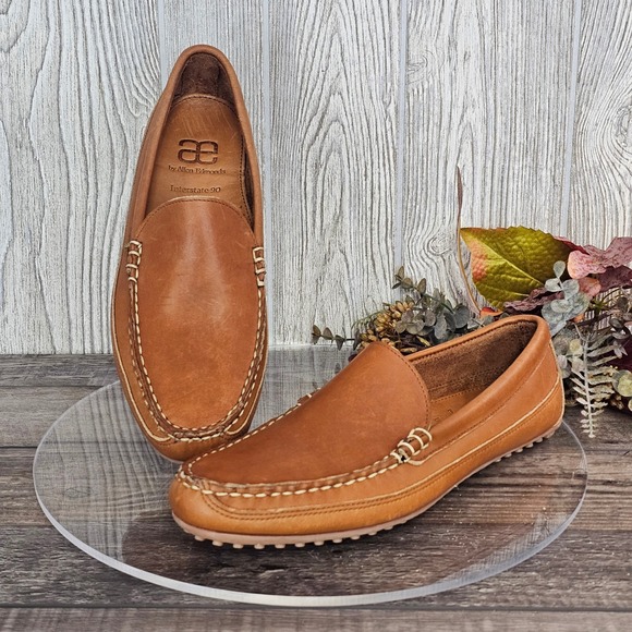 Allen Edmonds | Shoes | Allen Edmonds Interstate 9 Tan Leather Driving ...